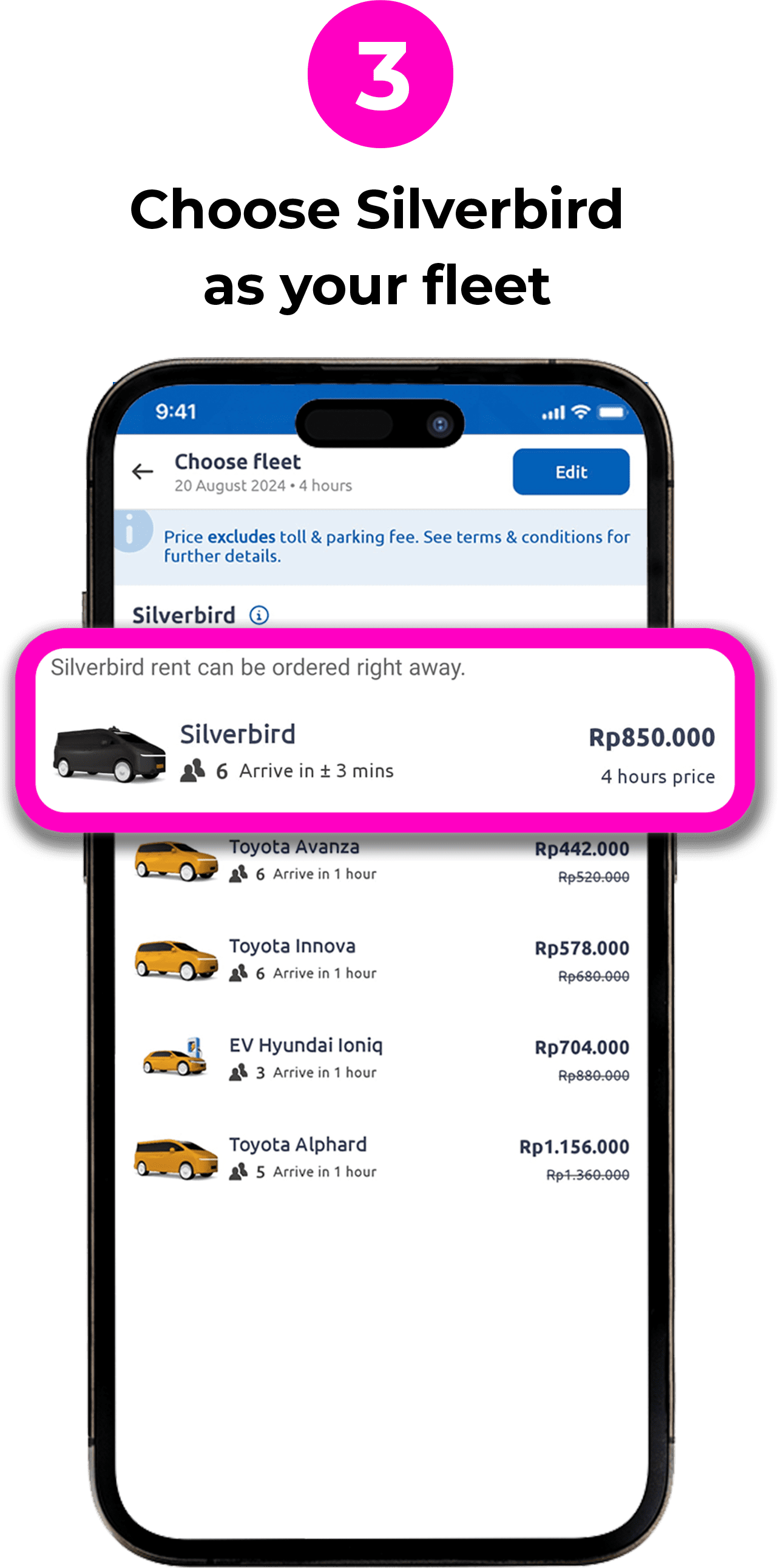 Silverbird Rent